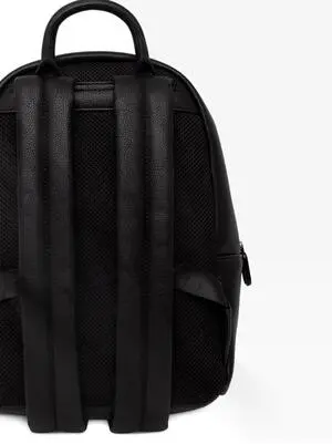 Karl Lagerfeld Logo Plaque Pebbled Effect Backpack