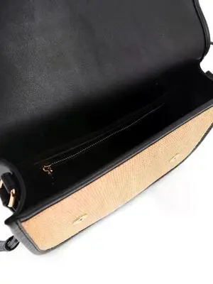 Moschino Logo Embroidered Cross Body Bag