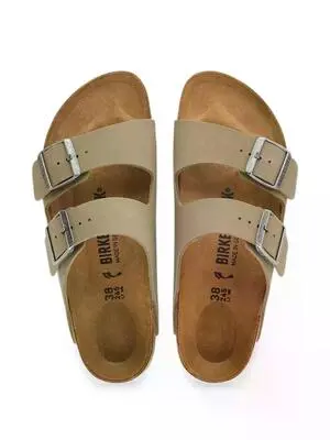 BIRKENSTOCK Arizona Suede Sandals - Neutrals