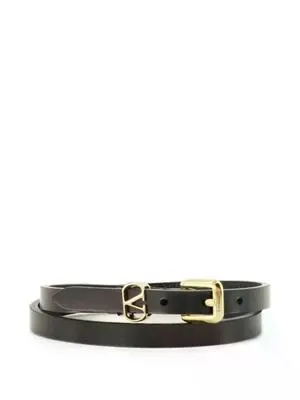 Valentino Garavani Vlogo Double-wrap Bracelet - Black