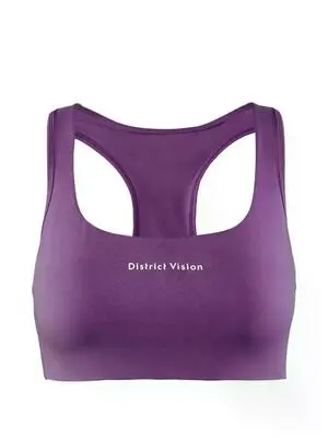 DISTRICT VISION Racerback Double-layered Bra - Purple