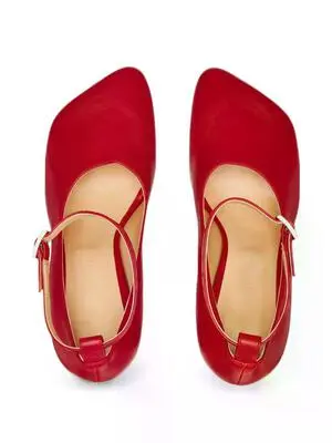 NICCOLO PASQUALETTI Obliqua Block-heel Pumps