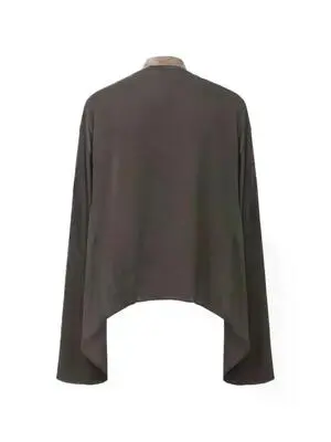 ELYWOOD Detachable Ribbon Crew Neck Shirt