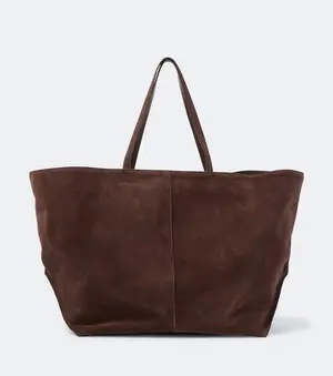 JIL SANDER Linea Maxi Suede Tote Bag