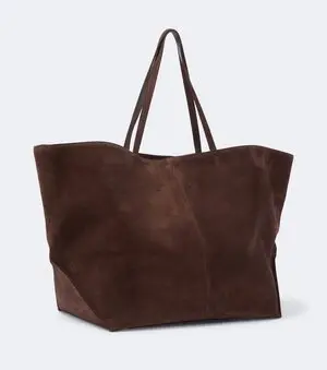 JIL SANDER Linea Maxi Suede Tote Bag