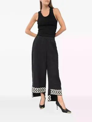BY MALENE BIRGER Mirabellos Embroidered Trousers - Blue
