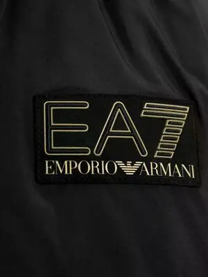 EA7 Logo-patch Hooded Jacket