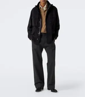 TOM FORD Hooded Suede Field Jacket