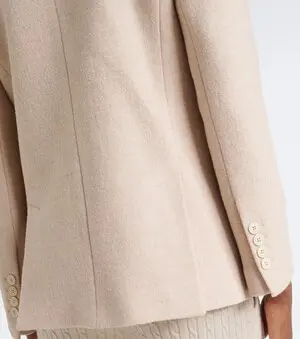 Eleventy Layered Wool Blazer With Drawstring Hood