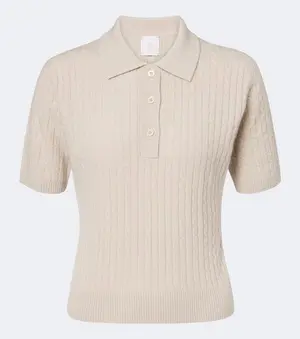 Eleventy Cashmere Polo Shirt - Beige