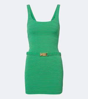 VIX PAULA HERMANNY X Rosie Huntington-whiteley Lucie Mini Dress - Green