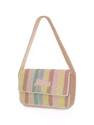 MC2 SAINT BARTH Beaded Shoulder Bag - Neutrals