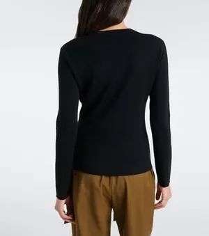 Max Mara Virgin Wool Sweater - Black