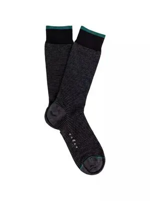 Hogan Striped Rib-trimmed Socks