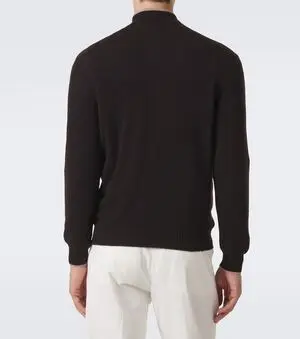 Fedeli Cashmere Half-zip Sweater