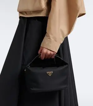 Prada Re-nylon Mini Top-handle Bag - Black