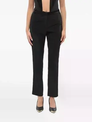 NICO GIANI Tonal-side-stripe Trousers - Black