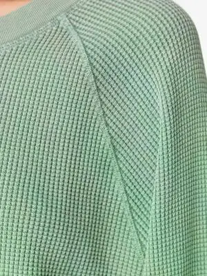 American Vintage Waffle Knit Cotton Sweater
