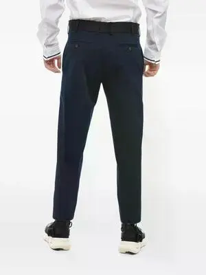 Neil Barrett Contrast-edging Ankle-button Trousers
