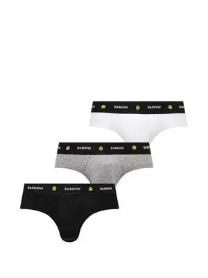 BARROW Logo-waistband Briefs - Neutrals