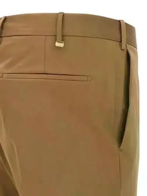 PT TORINO Logo Detail Tailored Trousers