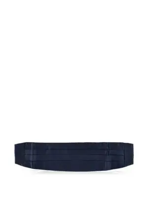 Corneliani Pleated Satin Cummerbund