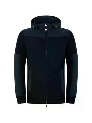 MOORER Brugnoli Zip-up Hooded Jacket