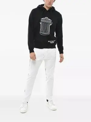Dsquared2 Logo-print Drawstring Hoodie - Black