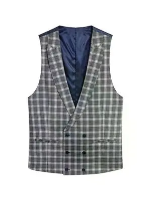 ROBERTO VINCENTI Check-pattern Waistcoat