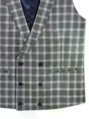 ROBERTO VINCENTI Checked Pattern Waistcoat