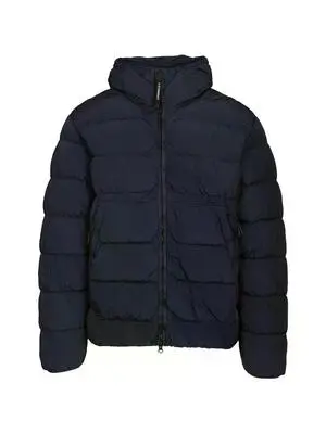 C.P. COMPANY Chrome-r Goggle Hooded Jacket - Blue