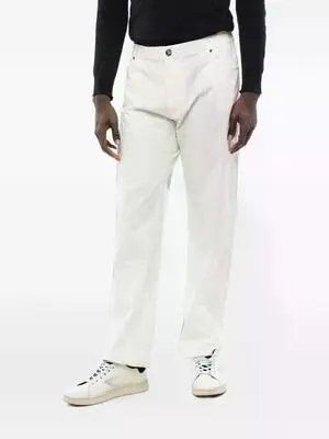 Corneliani Id Luxury Embroidered Ton-sur-ton Jeans - Neutrals
