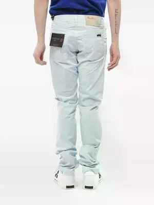Corneliani Id Embroidered Jeans - Blue
