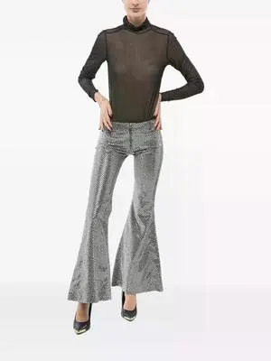 ERL Sequined Boot-cut Trousers