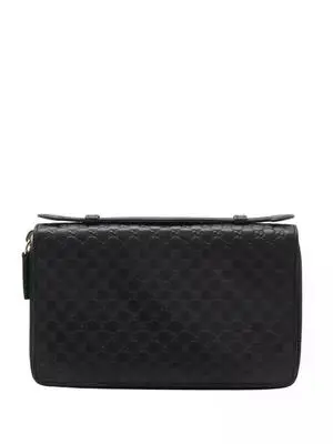 Gucci 2000-2015 Microguccissima Zip Around Wallet Long Wallets