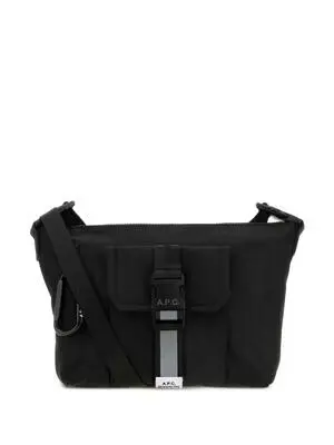 A.p.c. Trek Satchel Messenger Bag - Black