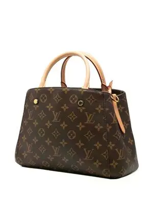 LOUIS VUITTON Monogram Montaigne Bb Satchel - Brown