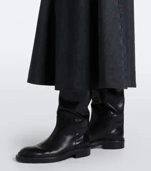 Max Mara Denim Midi Skirt