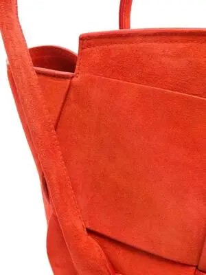 Bottega Veneta Medium Suede Maxi Intrecciato Arco Bag Tote Bag
