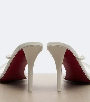 CHRISTIAN LOUBOUTIN Mulazee Leather Sandals - White