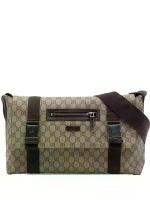 Gucci 2000-2026 Gg Supreme Crossbody Bag - Neutrals