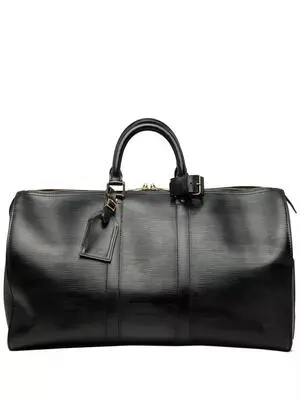 LOUIS VUITTON 1995 Epi Keepall 45 Travel Bag - Black