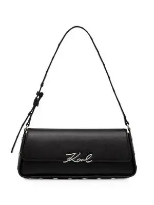 Karl Lagerfeld K/signature Elongated Shoulder Bag