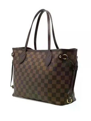 LOUIS VUITTON Damier Ebene Neverfull Pm Tote Bag - Brown