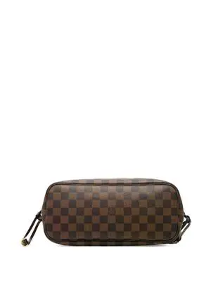 LOUIS VUITTON Damier Ebene Neverfull Pm Tote Bag - Brown