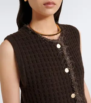 Jardin Des Orangers Waffle-knit Vest