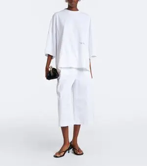 Jacquemus Le Palmier Printed Cotton Jersey T-shirt - White