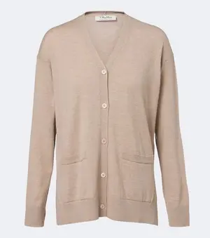 Max Mara Wool Cardigan - Beige