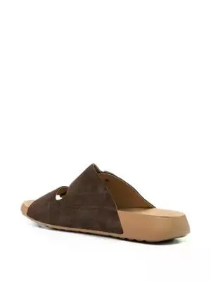 SERGIO MORETTI FIRENZE Suede Buckle-fastening Sandals