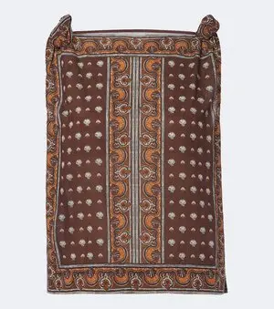 DÔEN D�en Amalia Printed Cotton Voile Top - Brown